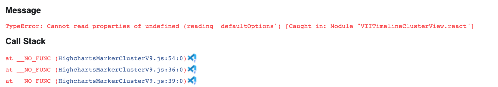 [Highchart][Marker-Cluster] Cannot read properties of undefined (reading 'defaultOptions ...