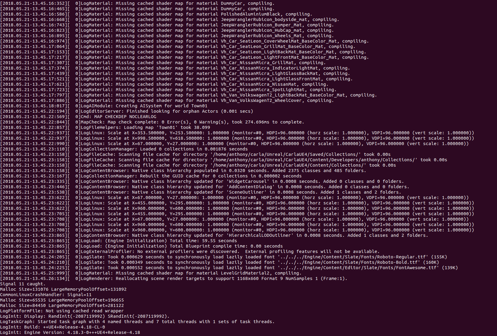Issue With Loading Project From Unreal Engine · Issue 436 · Carla Simulatorcarla · Github
