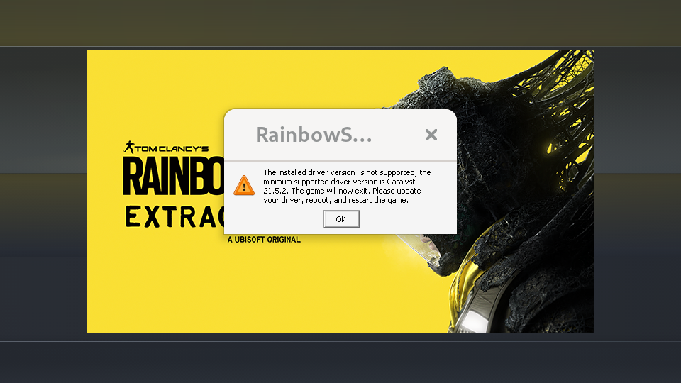 Tom Clancy’s Rainbow Six® Extraction (2379390) · Issue #6851 · ValveSoftware/Proton · GitHub