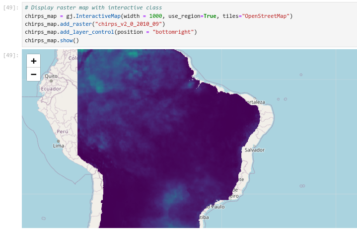 [Bug] grass.jupyter InteractiveMap: wrong reprojection for latlong maps ...