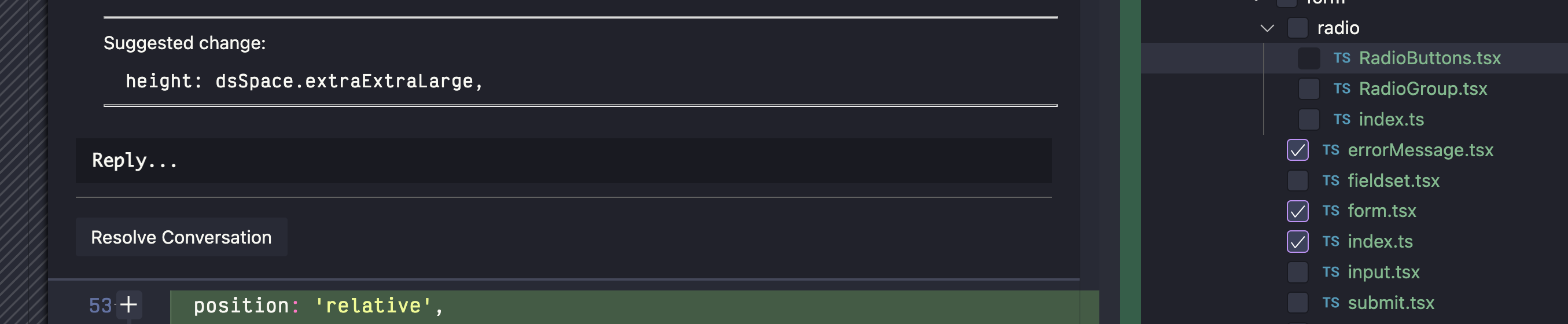 Enable "Add suggestion to batch" feature for suggestions. · Issue #4746 ...