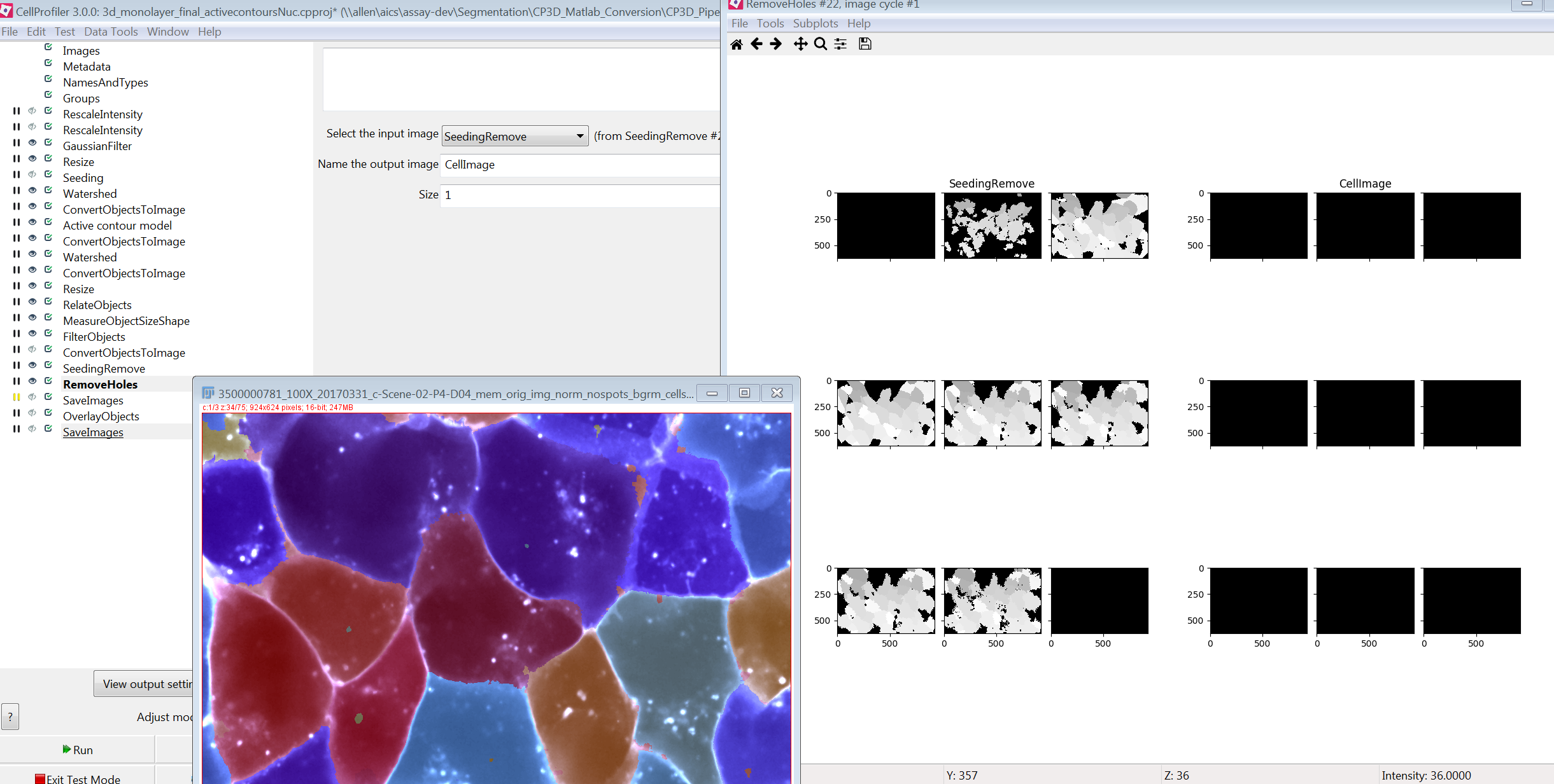 RemoveHoles should fill holes in labeled images · Issue #3369 · CellProfiler/CellProfiler · GitHub