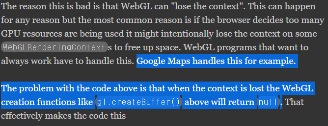 There is no example code of Google Maps · Issue #341 · gfxfundamentals/webgl-fundamentals · GitHub