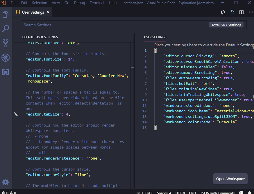 Unable to identify whether an element is selected or not · Issue #96 · dracula/visual-studio ...
