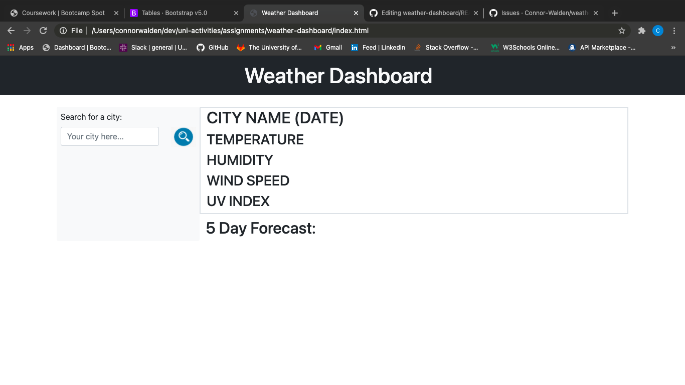 GitHub - Connor-Walden/weather-dashboard: A weather dashboard app to quickly get info on the weather