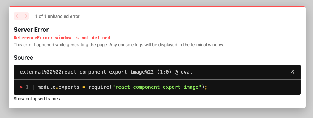 Any plans to support SSR? · Issue #42 · im-salman/react-component-export-image · GitHub