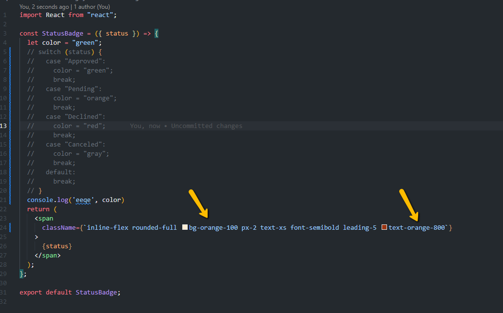 Orange Doesn T Work When It Is Assigned To Variable · Discussion 9195