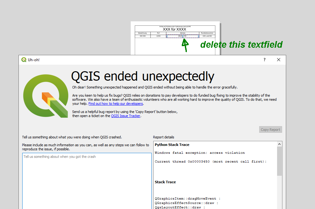 Qgis Crashes Frequently When I Try To Delete Something From A 2543