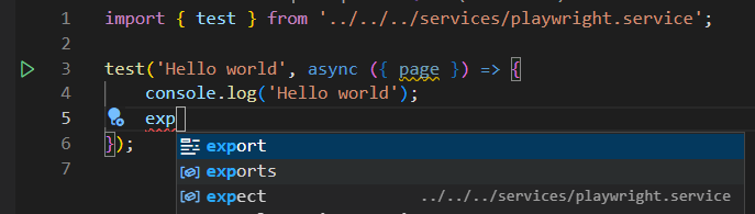 [Question] VSCode IntelliSense - Playwright Import not working automatically · Issue #19329 ...