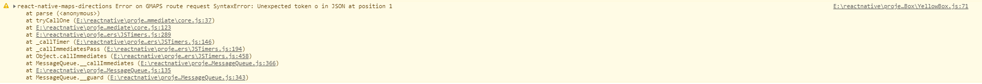 Error on GMAPS route request SyntaxError: Unexpected token o in JSON at position 1 · Issue #99 ...