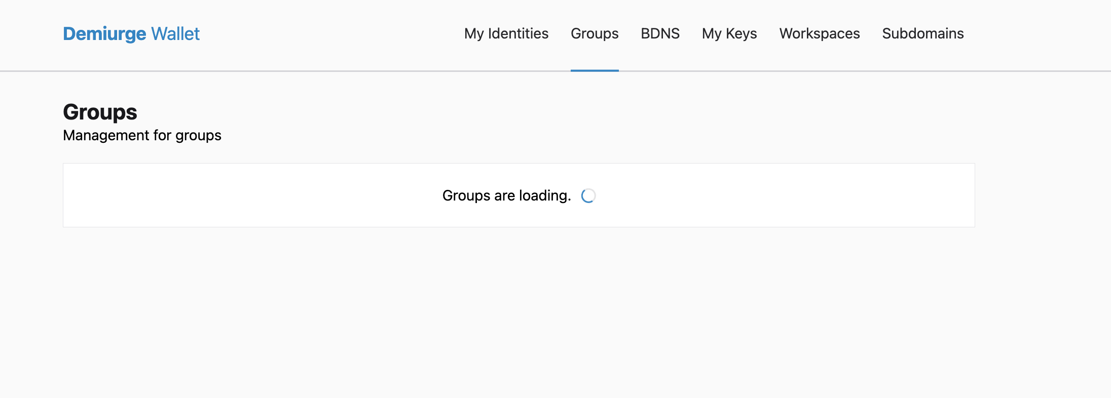 Demiurge Wallet - New demiurge account not getting created correctly if ...