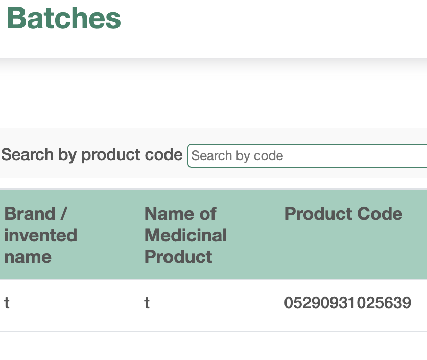 Brand name and Name of Medicinal product not getting updated in Batches ...