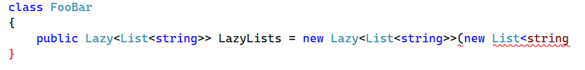 Writing out C# generics can lead to the Razor parser interpreting HTML ...