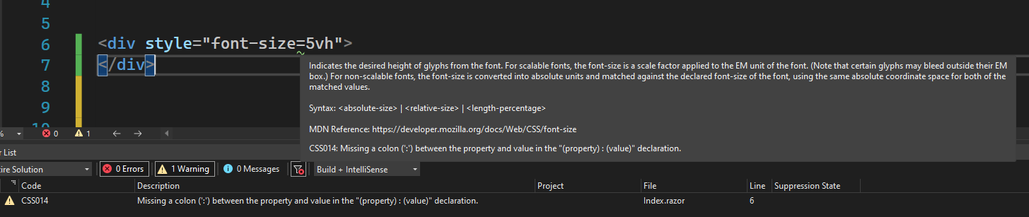 Css Error Does Not Get Remapped Properly · Issue 4689 · Dotnetrazor