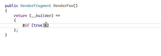 Formatting incorrectly indents previous line in nested lambda scenario ...