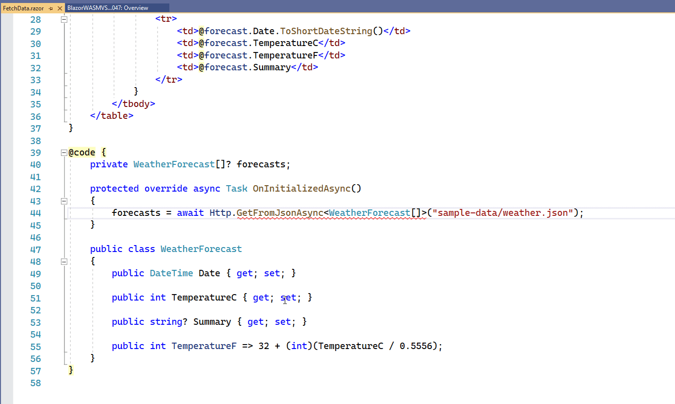 Visual Studio 2022. Sometime 'add using' code fix do not work for blazor web assembly · Issue ...