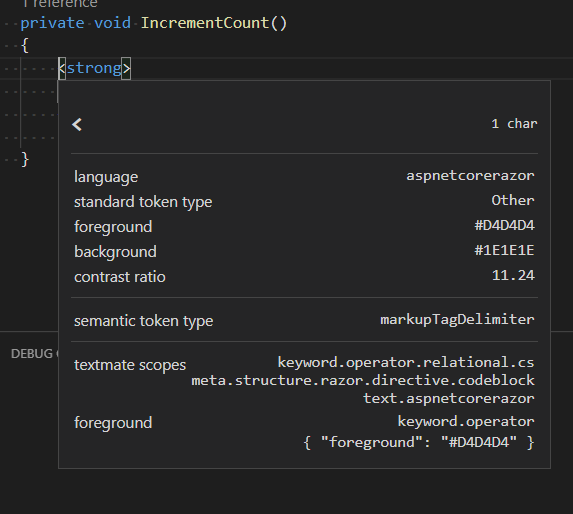 Nested Html Punctuation Is Not Colorized Properly In Vscode · Issue 4464 · Dotnetrazor · Github
