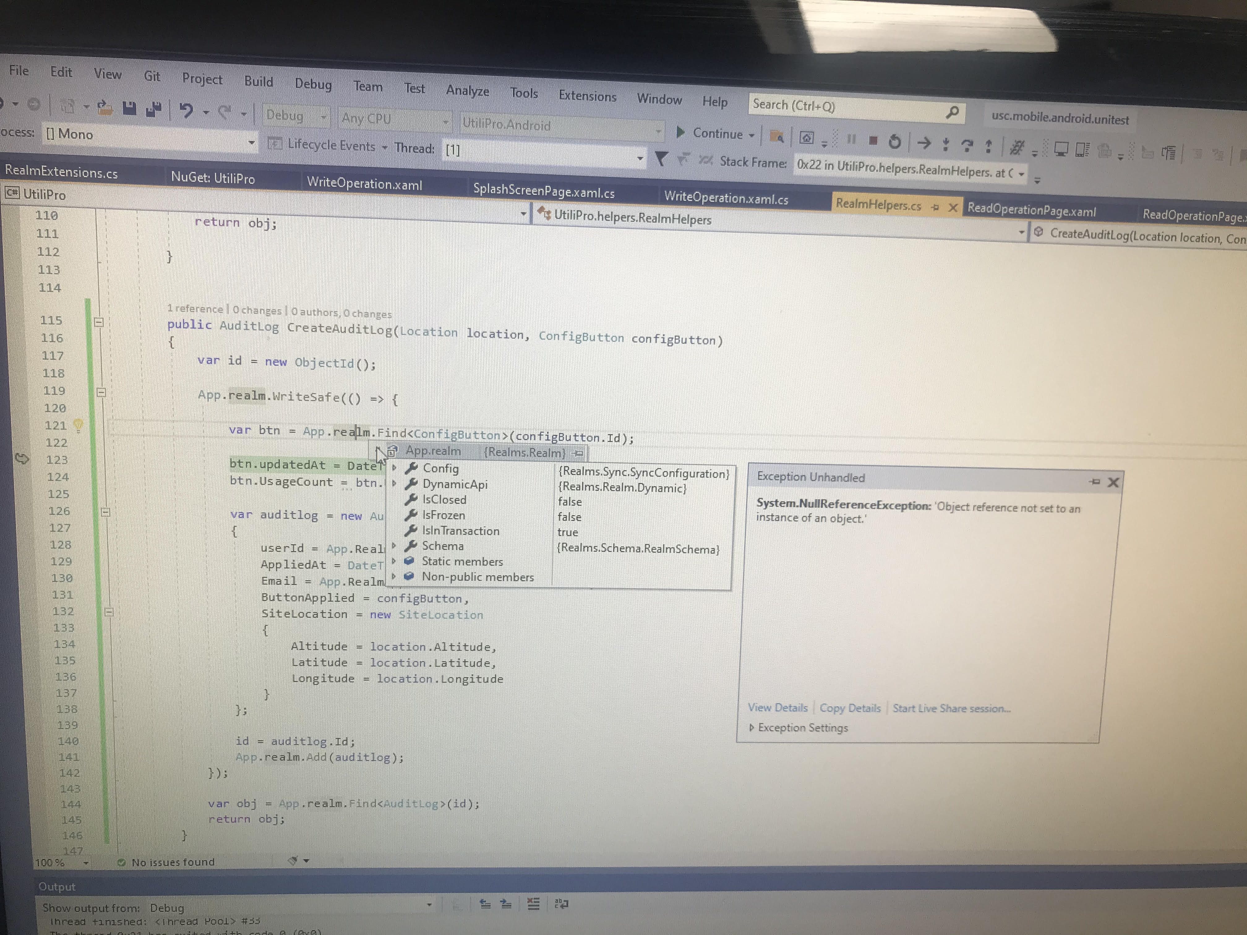 realms.Exceptions.RealmInvalidTransactionException:** 'Loading... · Issue #2341 · realm/realm ...