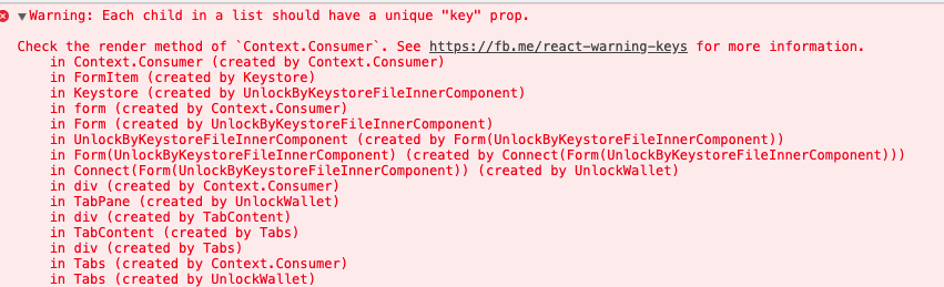 [wallet] console warning · Issue #998 · iotexproject/iotex-desktop-wallet · GitHub