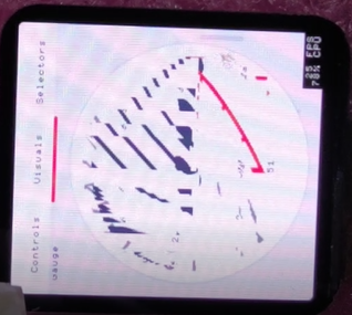 the OLED display is displayed with some broken lines while lvgl is displaying dynamically ...