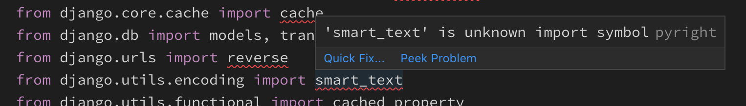 Inconsistent virtualenv import messages · Issue #41 · microsoft/pyright · GitHub