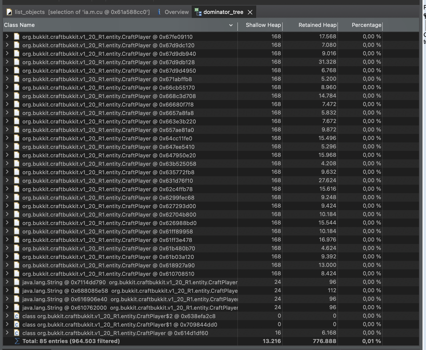 Urgent: ItemsAdder has a memory leak · Issue #2986 · PluginBugs/Issues-ItemsAdder · GitHub