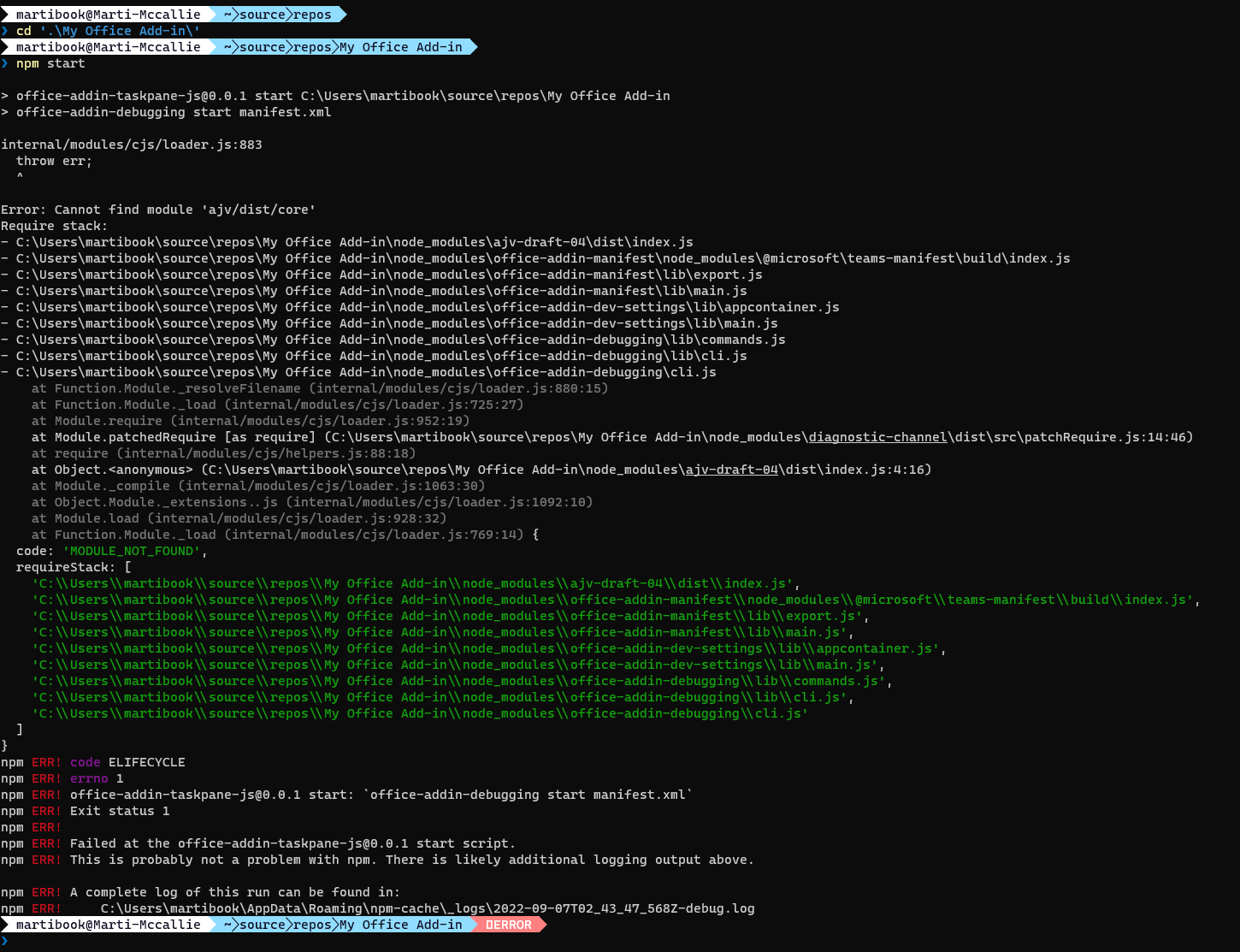 The Default Project Typeoffice Add In Task Pane Project Doesnt Work 9618