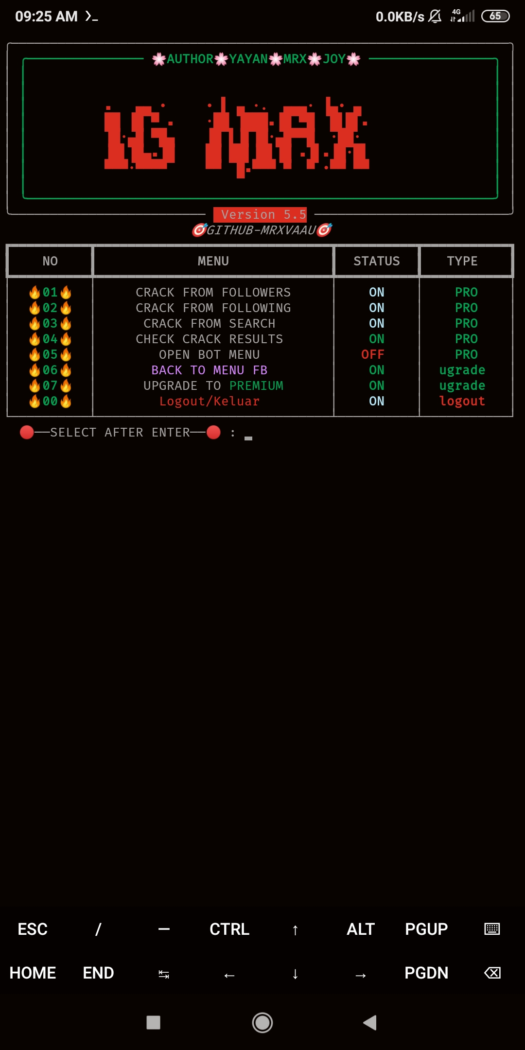 GitHub - mrxvaau/IGMAX: 💝INSTA BRUTEFORCE💝PREMIUM TOOLS💝