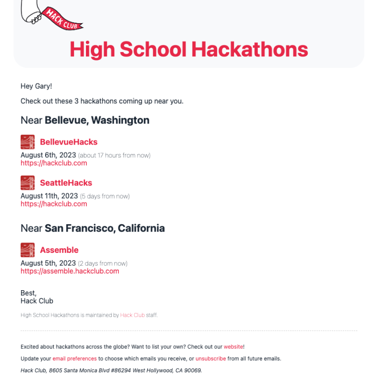 Github Hackclub Hackathons Backend Powering Hack Club S Hackathons