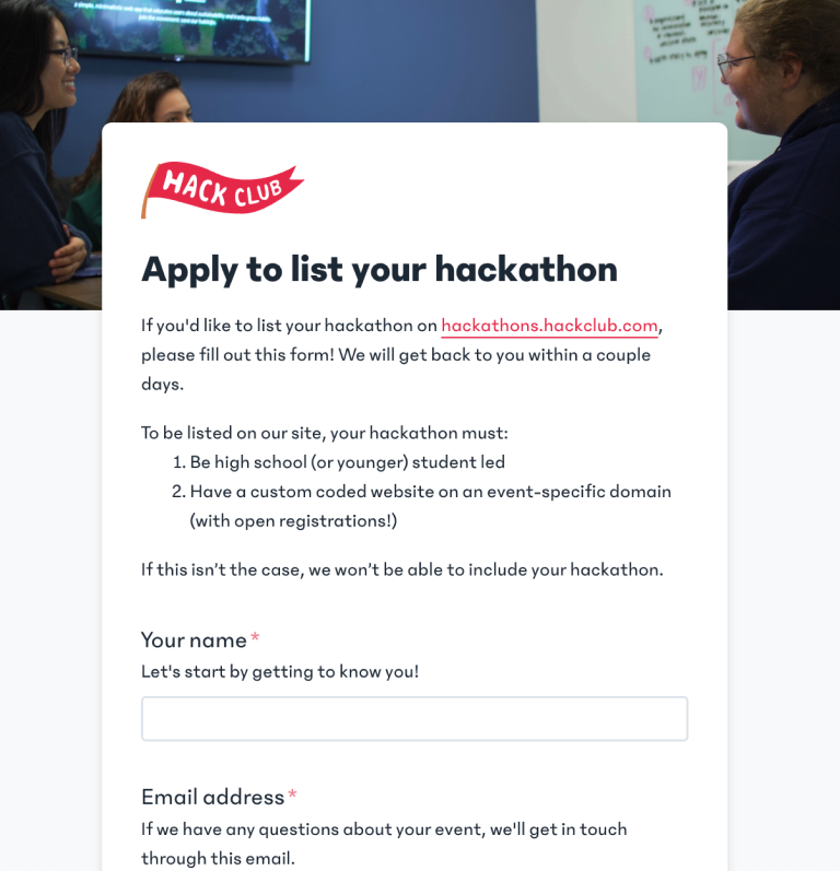 Github Hackclub Hackathons Backend Powering Hack Club S Hackathons