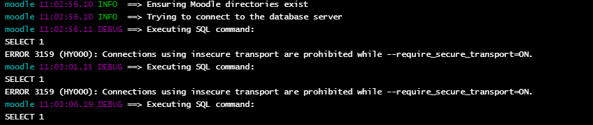 [bitnami/moodle] external database connection not secure. · Issue #4675 · bitnami/charts · GitHub