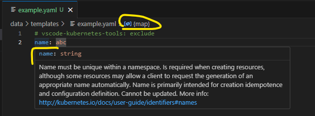 schema validation conflicts with other vscode extension on templates ...