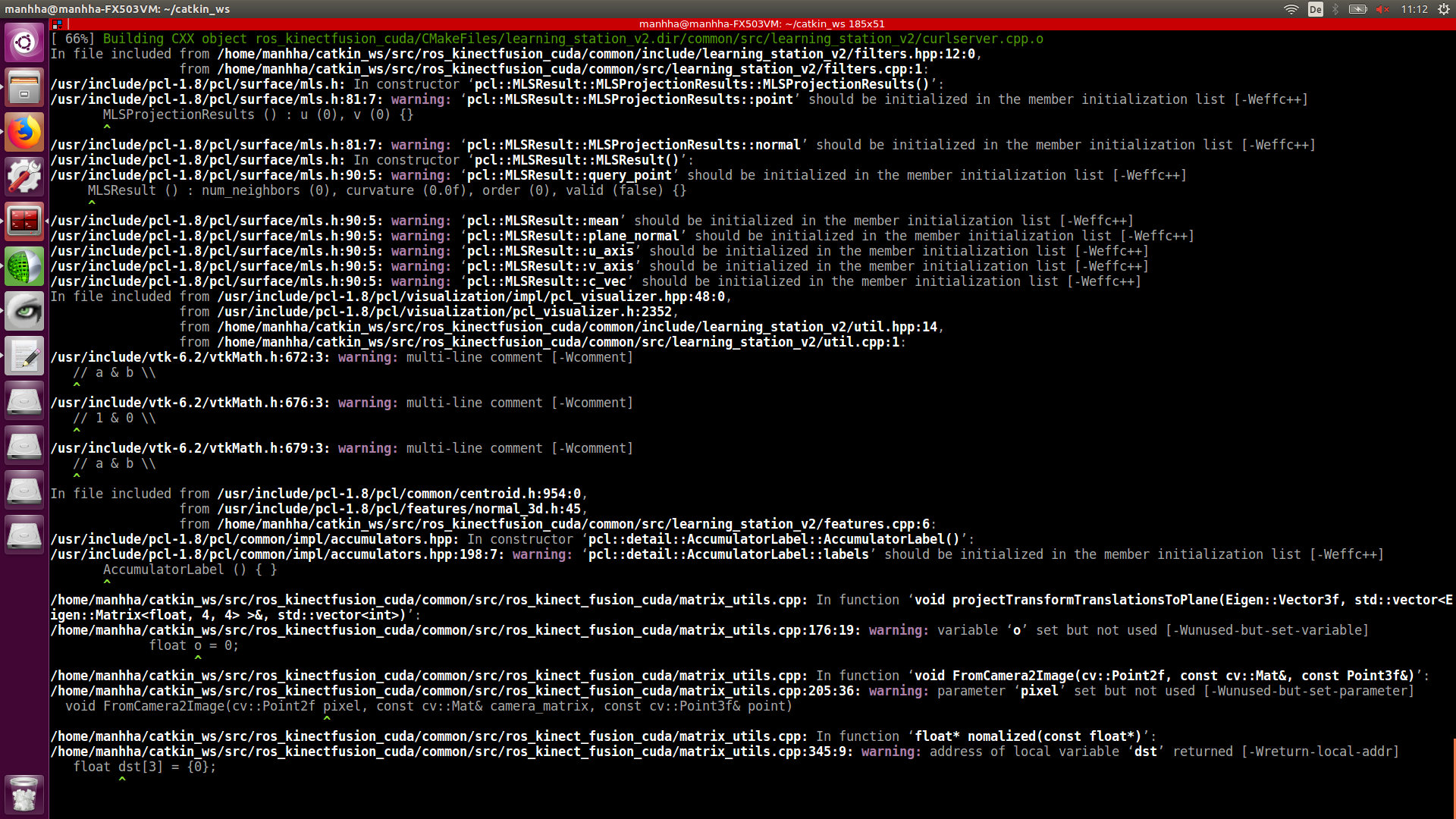 How to disable warnings from pcl during compilation · Issue #2307 · PointCloudLibrary/pcl · GitHub