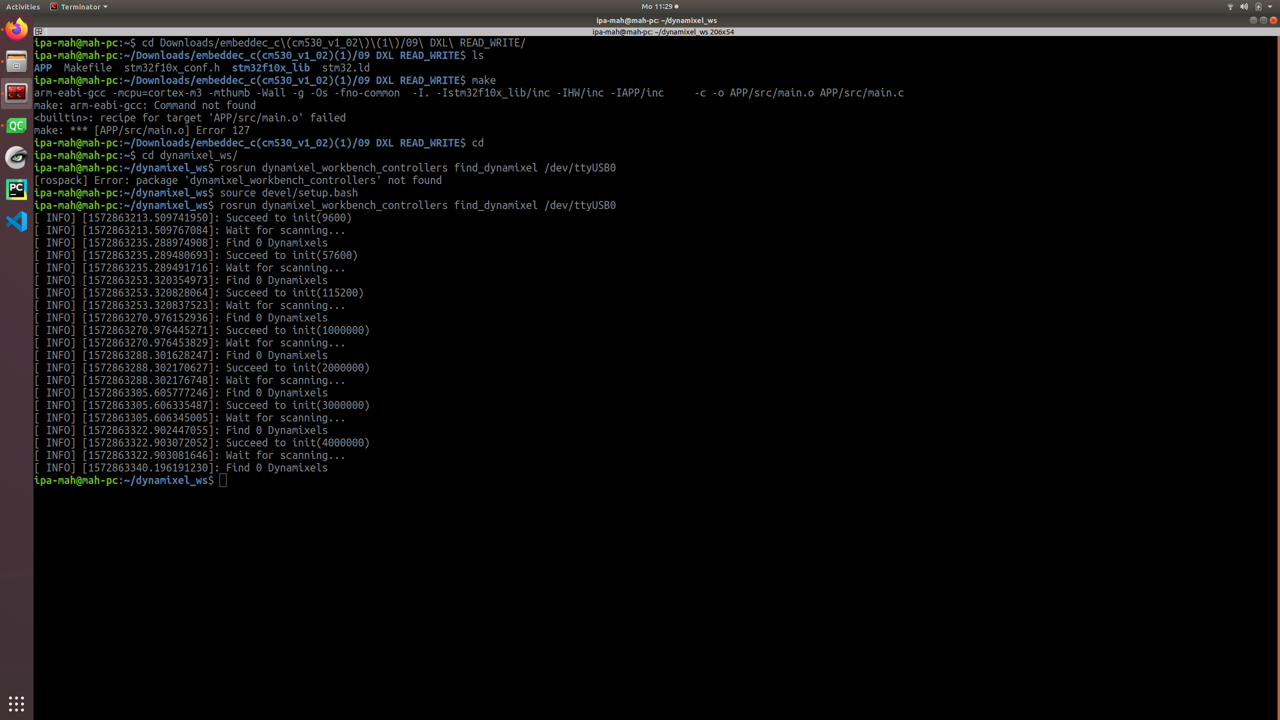 Could Not File The Dynamixel Moter Using The Package · Issue 275 · Robotis Gitdynamixel 