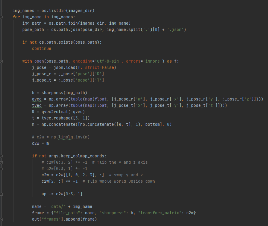 can arcore use for nerf like colmap? · Issue #704 · NVlabs/instant-ngp · GitHub