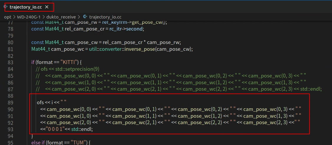 about map.msg and traj.csv from vslam · Issue #13 · KAIST-VCLAB/EgocentricReconstruction · GitHub