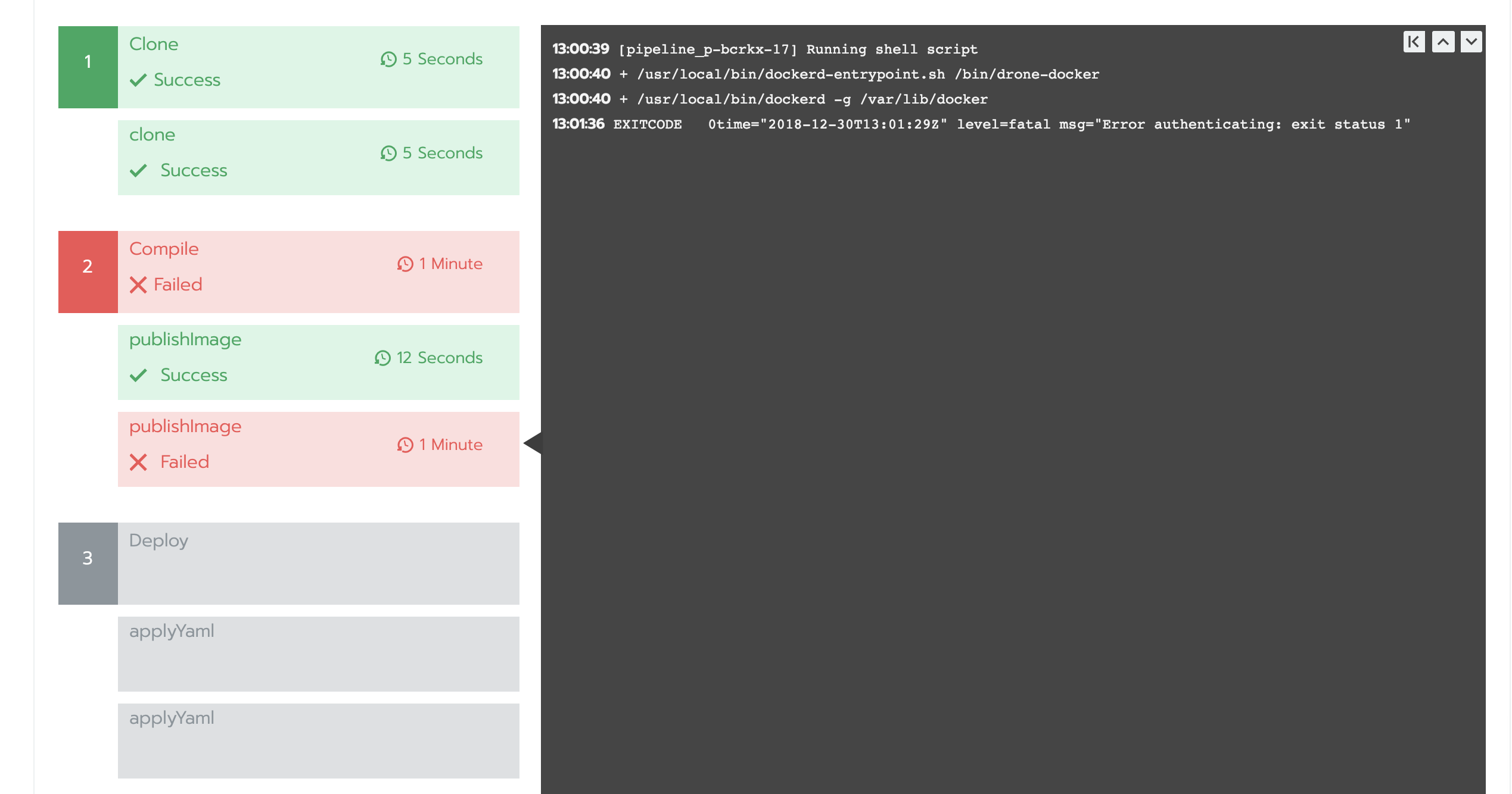[Pipeline] Second build in a pipeline always fails · Issue #17269 · rancher/rancher · GitHub