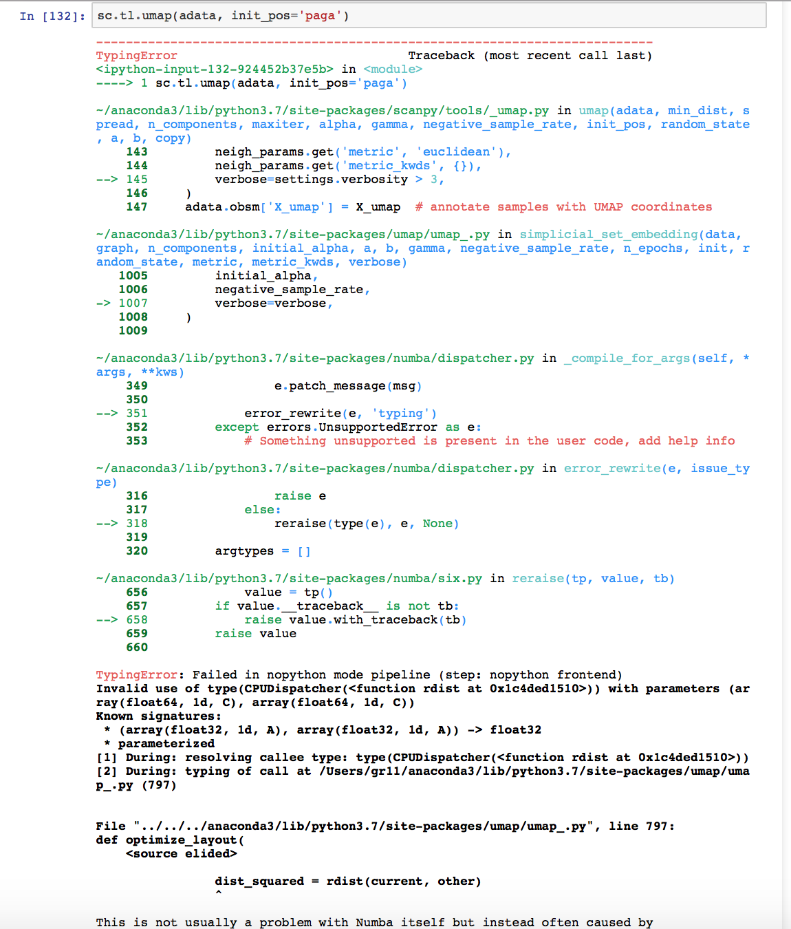 sc.tl.umap error with init_pos="paga" · Issue #769 · scverse/scanpy ...