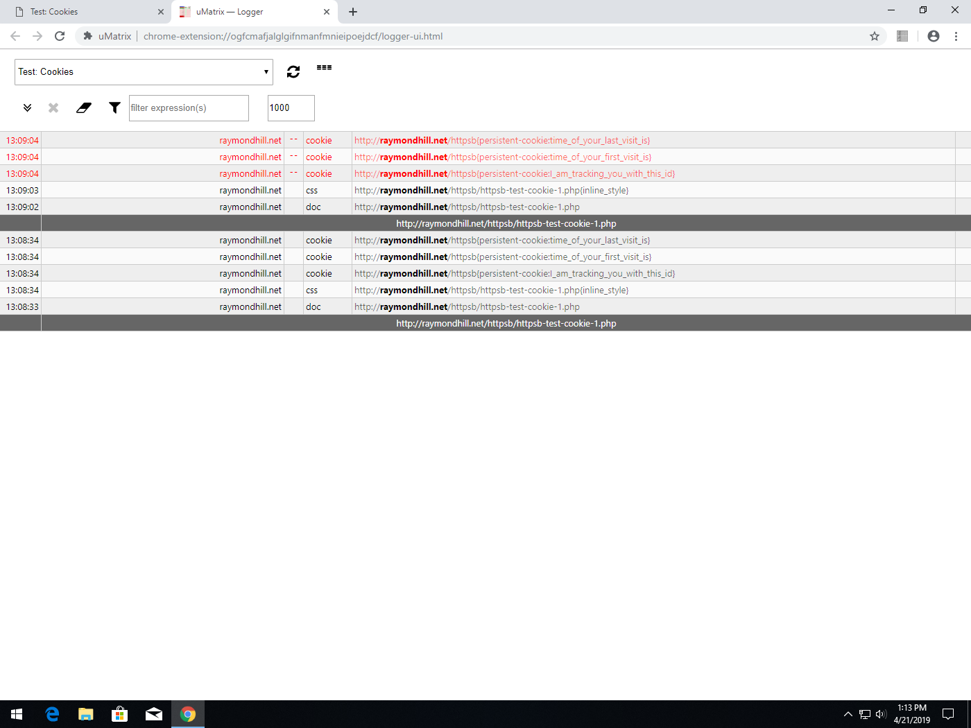 Cookies are not blocked · Issue #137 · uBlockOrigin/uMatrix-issues · GitHub