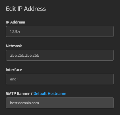 SMTP Banner sending main IP hostname · Issue #1299 · hestiacp/hestiacp ...
