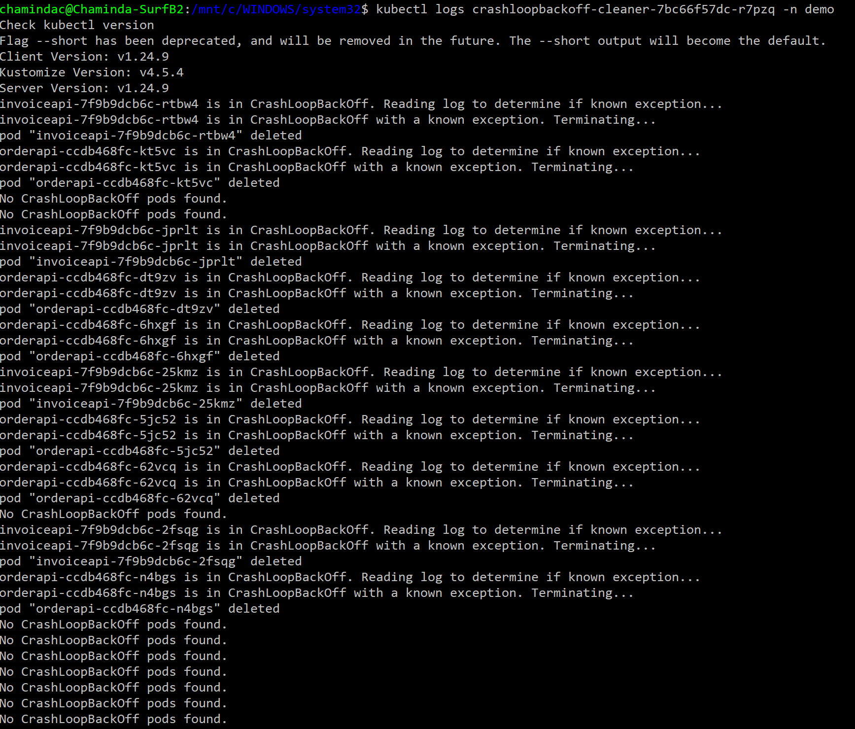 GitHub - chamindac/aks-crashloopbackoff-cleaner