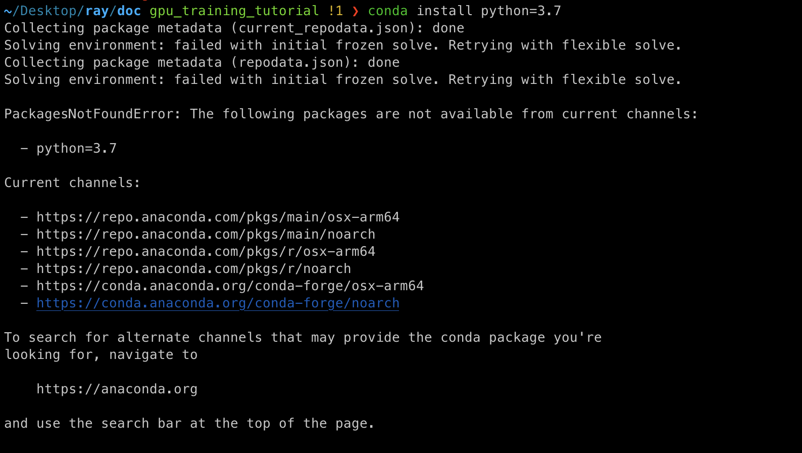 [doc] Hard to install doc requirements on Mac M1 · Issue #28356 · ray-project/ray · GitHub