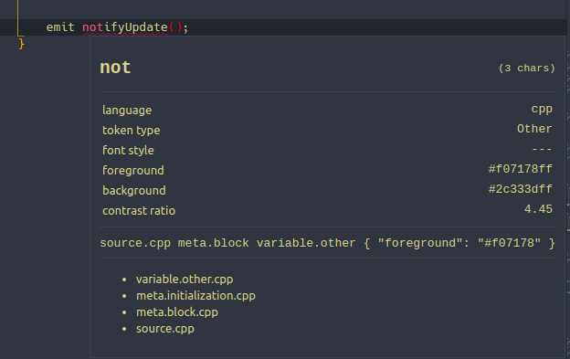 symbol color scheme error if it contains a keyword for cpp source ...