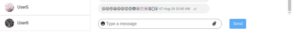 showing emojis in black and white, I need in original way that are ...