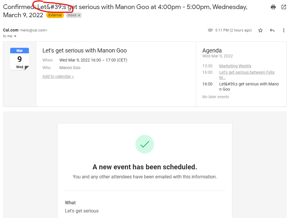 Encoding bug in notification emails · Issue #1961 · calcom/cal.com · GitHub