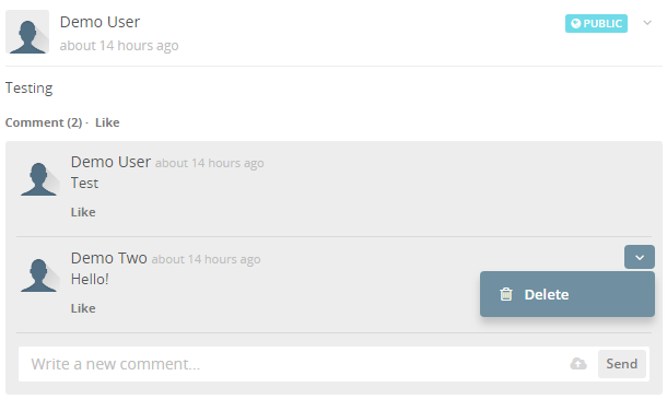 Post creator (not humhub admin) don't have permission to delete a comment · Issue #1512 · humhub ...