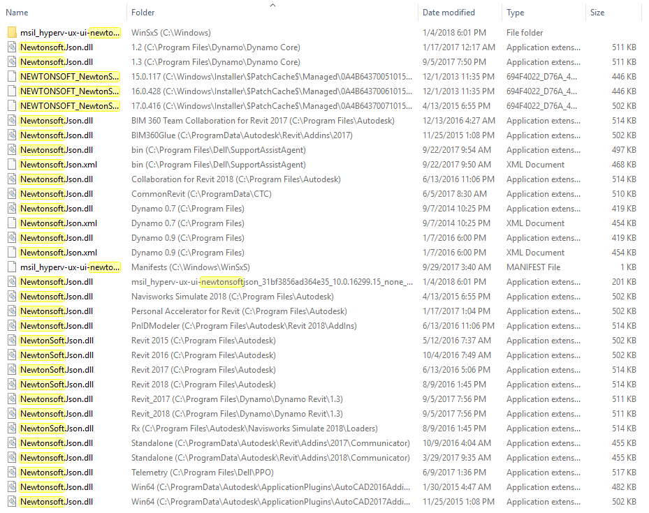 Revit 2013 - IOError: System.IO.IOException: Could not add reference to assembly Newtonsoft.Json ...