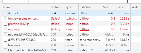 nbdiff-web without an internet connection · Issue #501 · jupyter/nbdime · GitHub