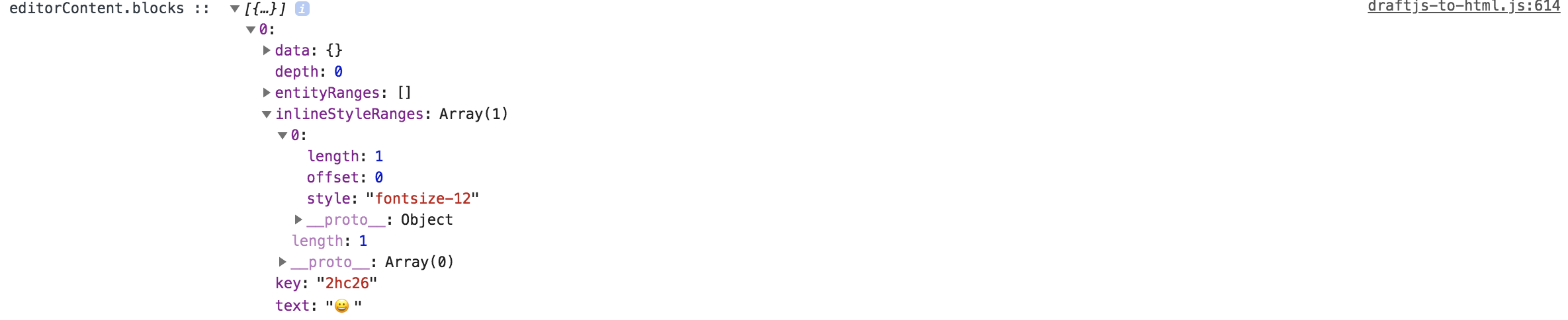 emoji add fontSize or style by draftToHtmt · Issue #41 · jpuri/draftjs-to-html · GitHub