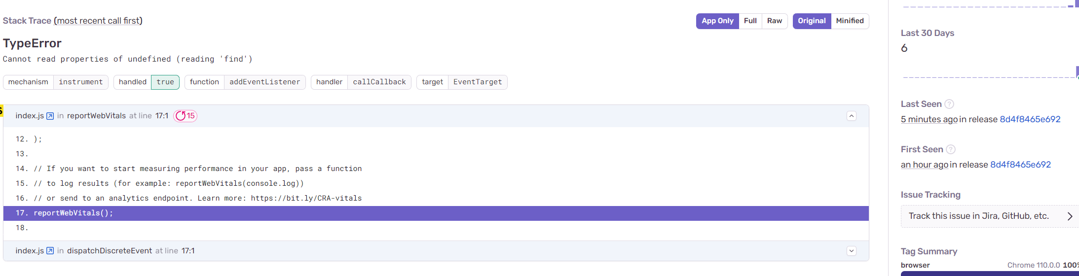 Why sourcemap does not match · Issue #44490 · getsentry/sentry · GitHub